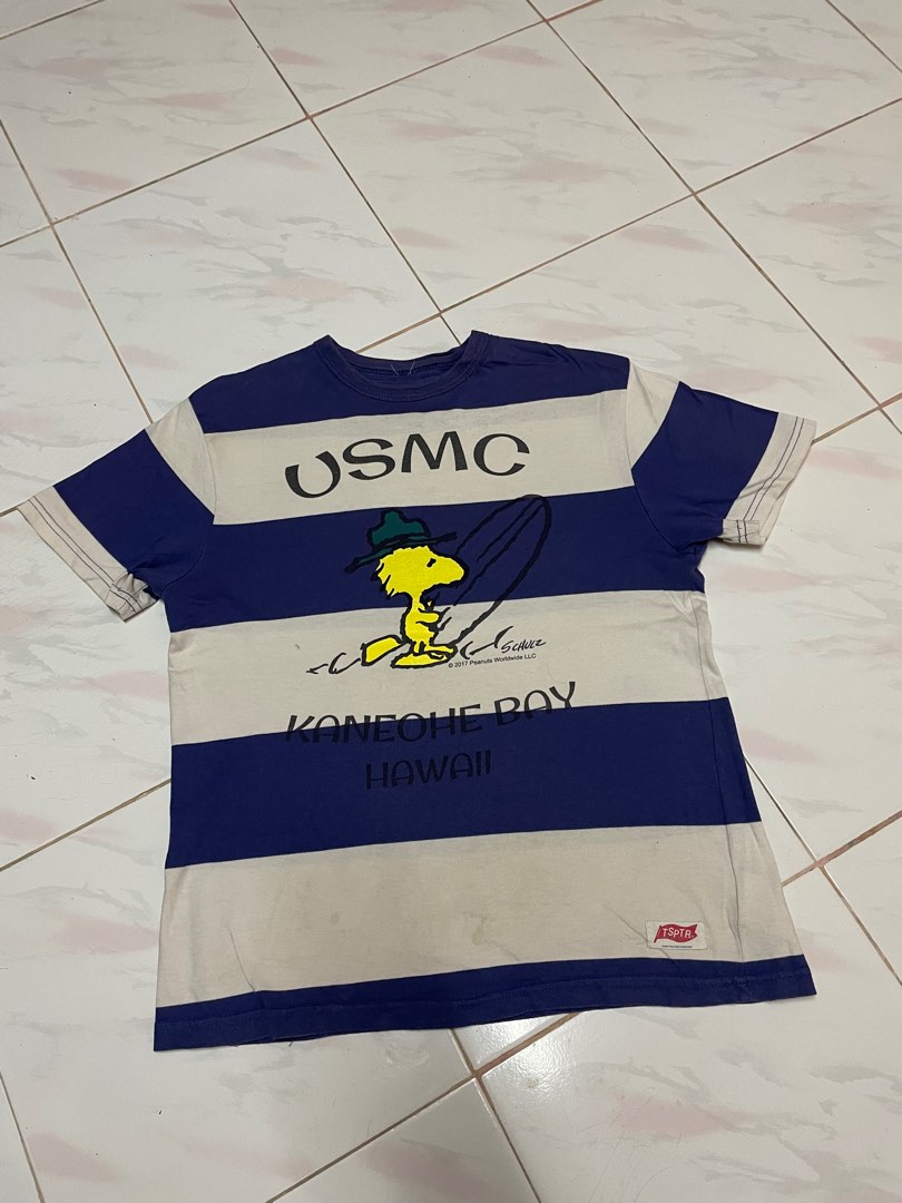 Men USMC Vintage x Snoopy x TSPTR, Women's Fashion, Tops, Shirts on ...
