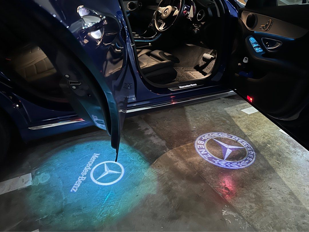 Mercedes Door Puddle Light, Car Accessories, Accessories on Carousell