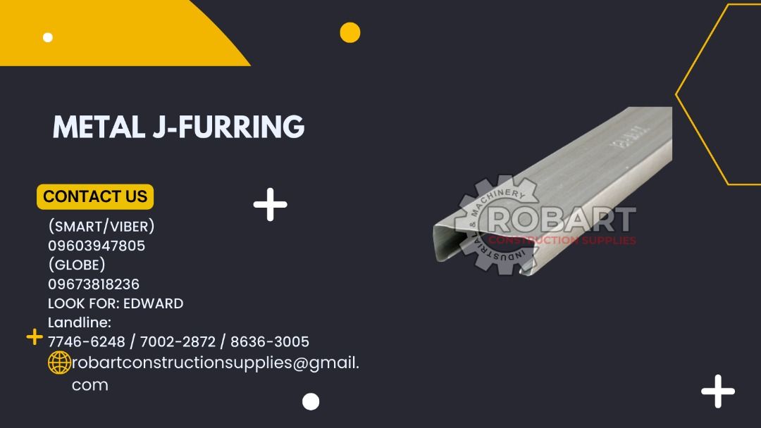 METAL J-FURRING, Commercial & Industrial, Construction & Building ...