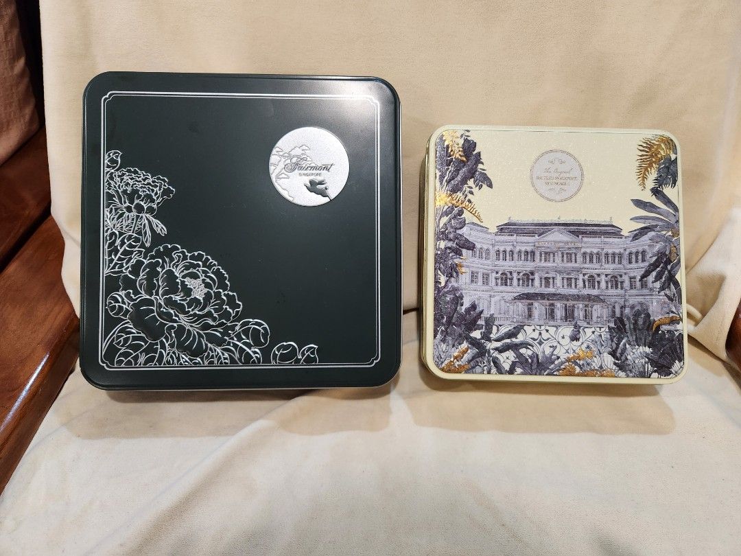 Metal Mooncake Boxes, Furniture & Home Living, Home Improvement ...