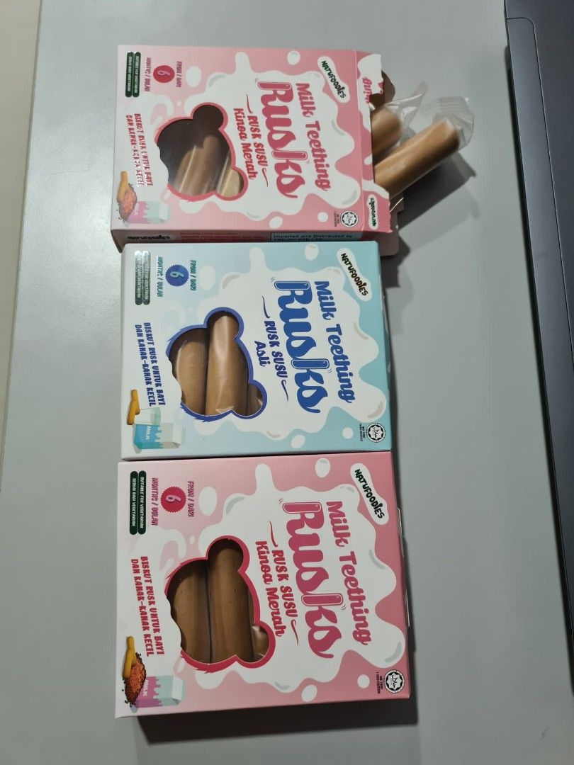 Milk Teething Rusks (6 months babies), Babies & Kids, Nursing & Feeding ...