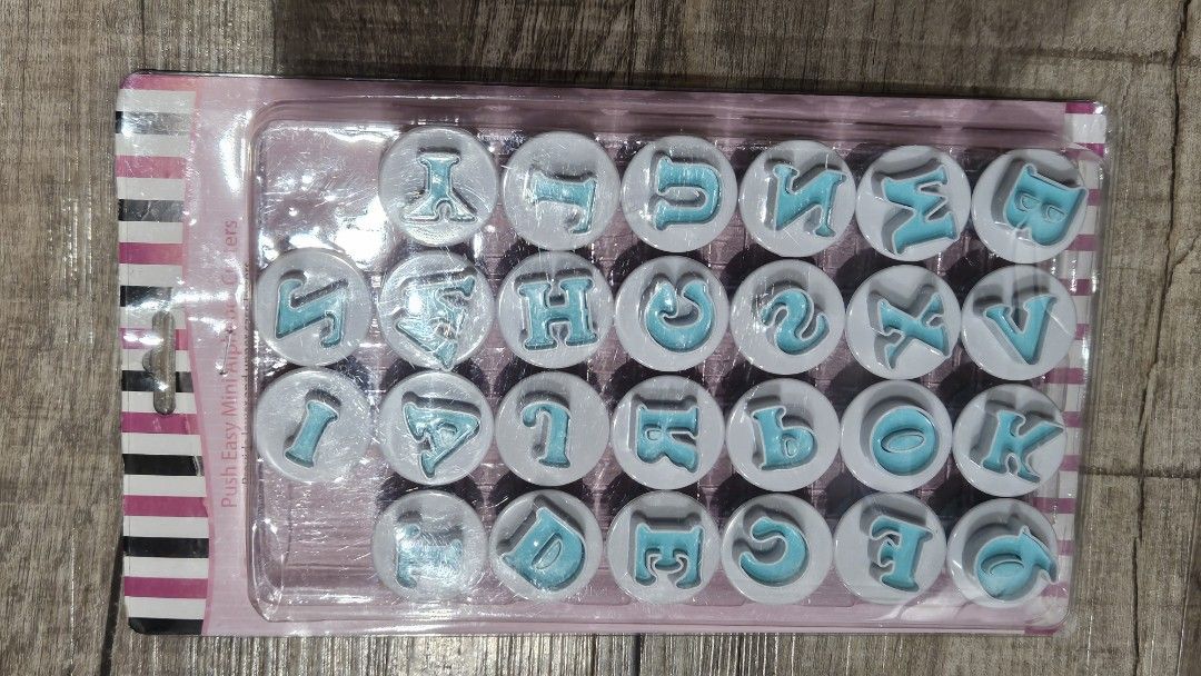 Mini Alphabet Cutters for Baking, Food & Drinks, Homemade Bakes on ...
