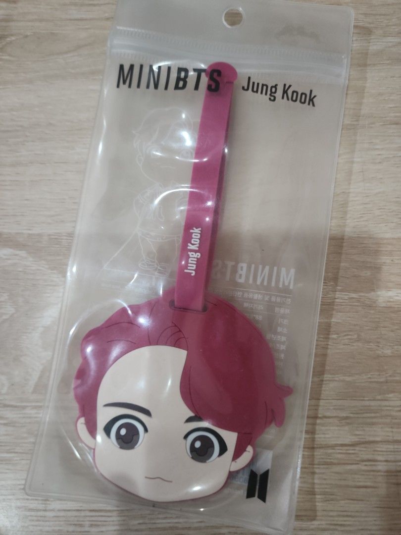 MINI BTS JUNGKOOK LUGGAGE TAG, Hobbies & Toys, Memorabilia ...