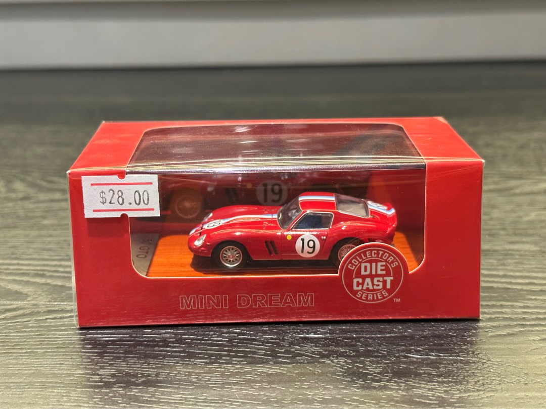 Mini Dream 1/64 Ferrari 250 GTO Rosso Red, Hobbies & Toys, Toys & Games ...