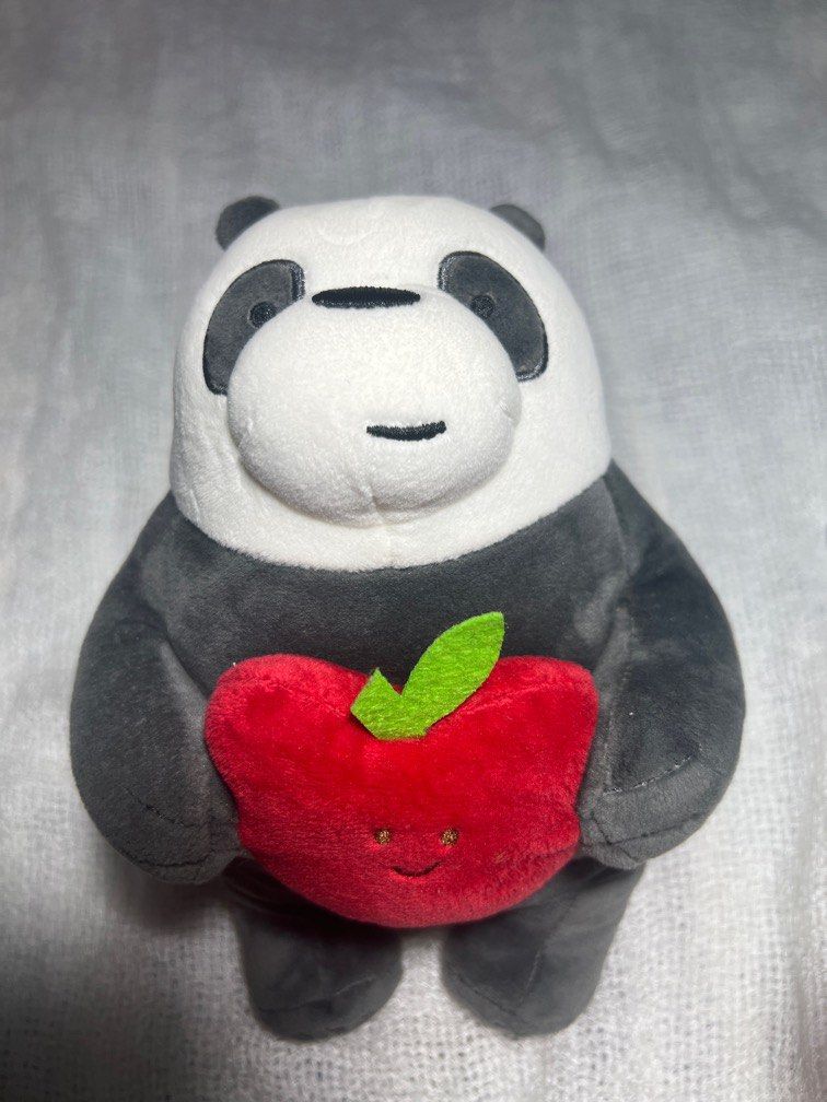 Miniso We Bare Bears Pan Pan Soft Toy, Hobbies & Toys, Toys & Games on ...