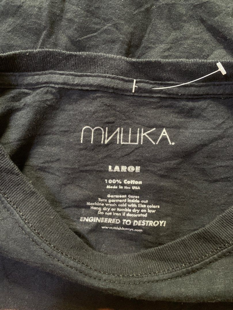 mishka mnwka made in usa pushead engineered to destroy freedom oversize ...