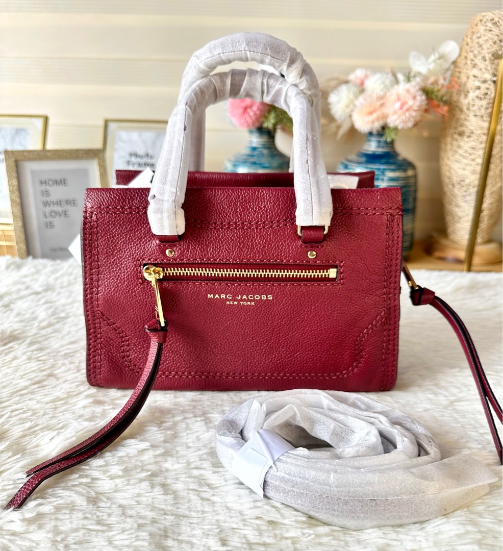 MJ Mini Cruiser Satchel - Pomegranate, Luxury, Bags & Wallets on Carousell