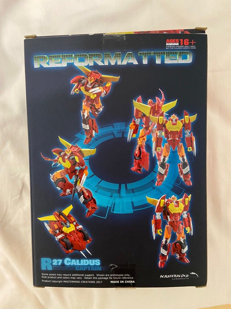 MMC REFORMATTED R-27 CALIDUS IDW RODIMUS 火棒 熱破 洛迪文 變形金剛 MASTERMIND ...