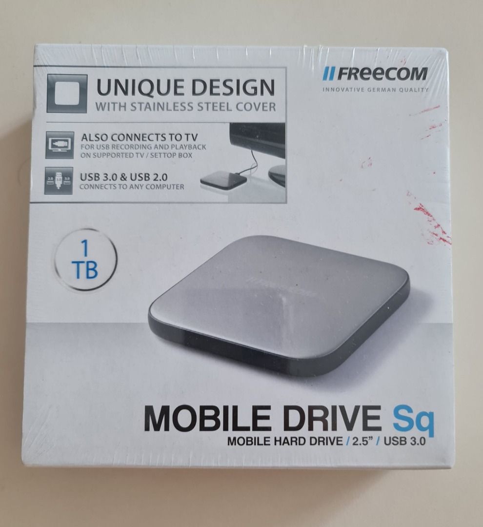MOBILE DRIVE SQ TV 1TB HDD USB 3.0 FREECOM, Computers & Tech, Parts ...