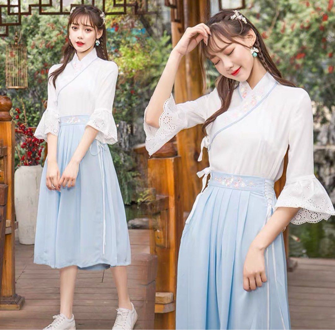 Modified Hanfu, Women's Fashion, Dresses & Sets, Traditional & Ethnic ...