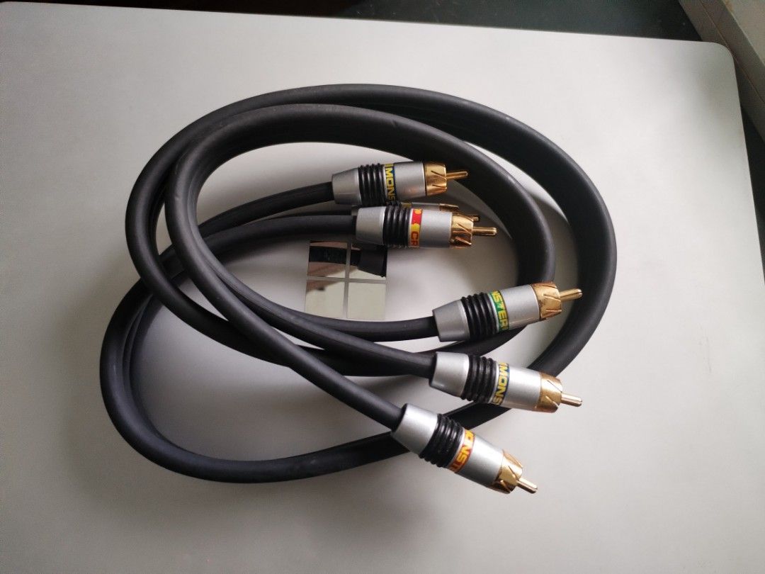 Monster audio visual cable, Audio, Soundbars, Speakers & Amplifiers on Carousell