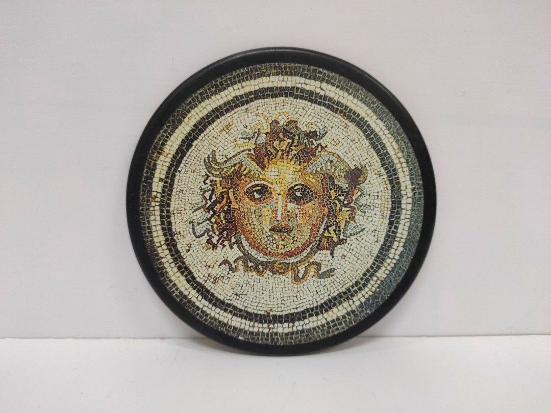 Mosaic section of the Gorgoneion Coaster,National Archaeological Museum ...