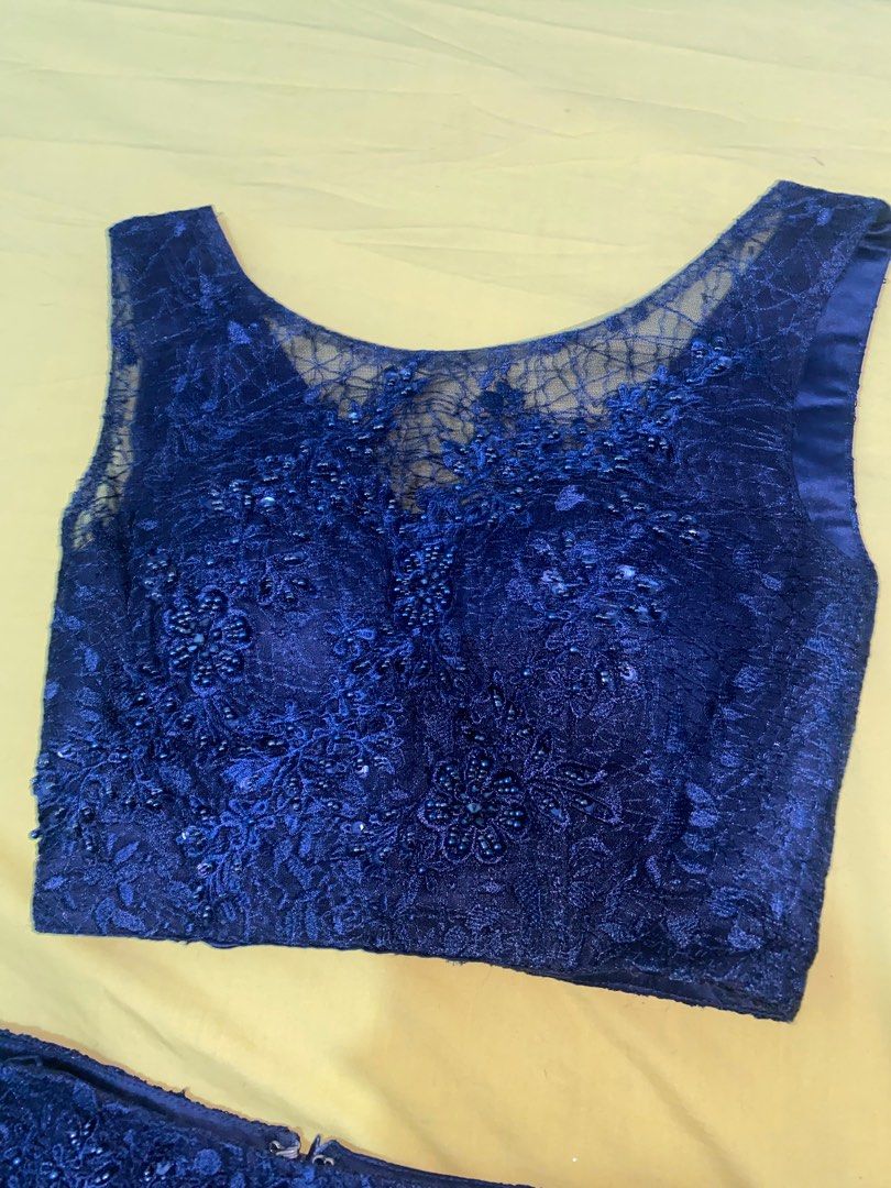 Navy Blue Prom Dress Coordinates, Women's Fashion, Dresses & Sets, Sets ...