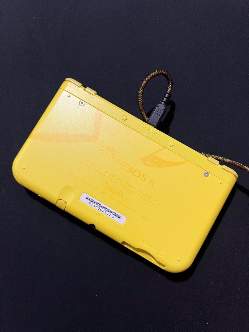 New 3DS XL - yellow pikachu version, Video Gaming, Video Game Consoles ...