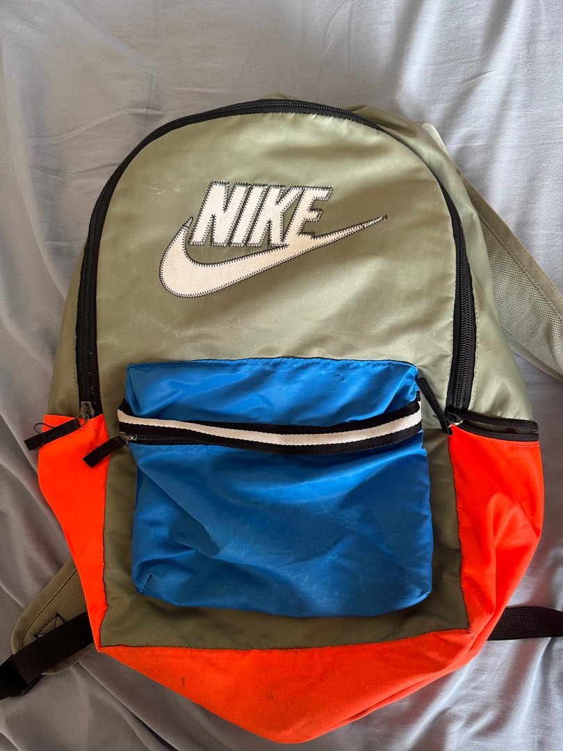 Nike 3 colored backpack, Men's Fashion, Bags, Backpacks on Carousell