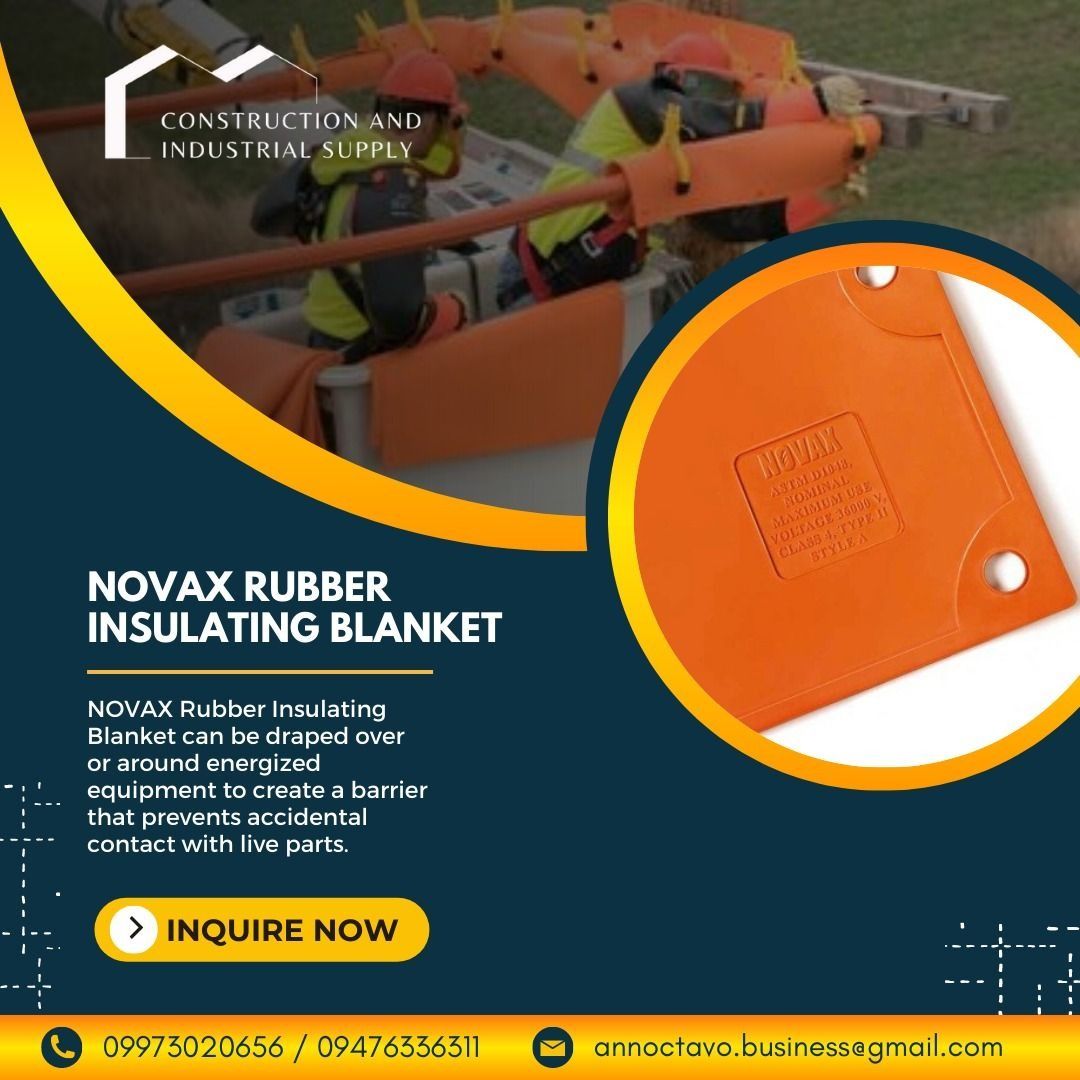 NOVAX Rubber Insulating Blanket | Safety Equipment | Safety Apparel ...