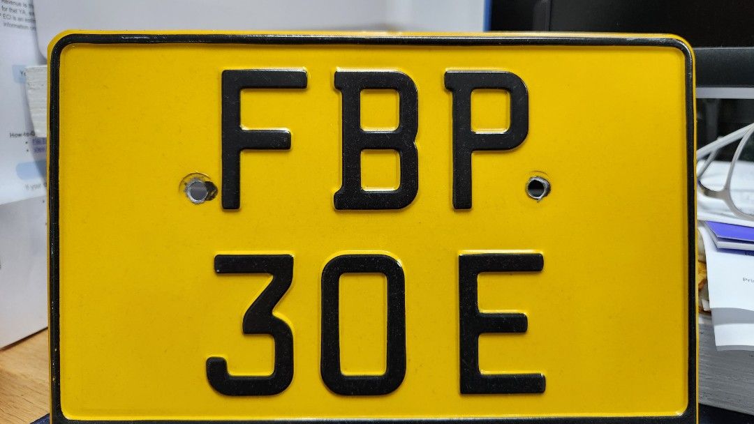 Number plate for sale, Motorcycles, Motorcycle Accessories on Carousell