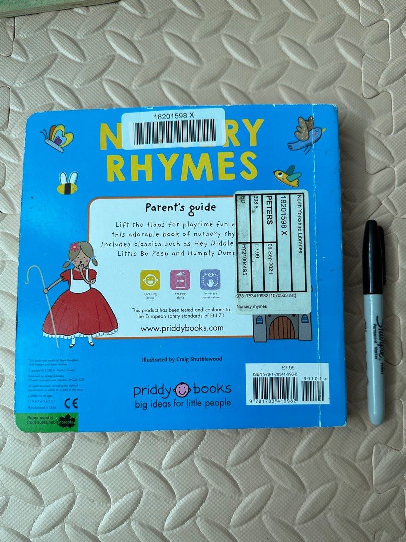 Nursery Rhymes (Lift-the-Flap), Hobbies & Toys, Books & Magazines ...
