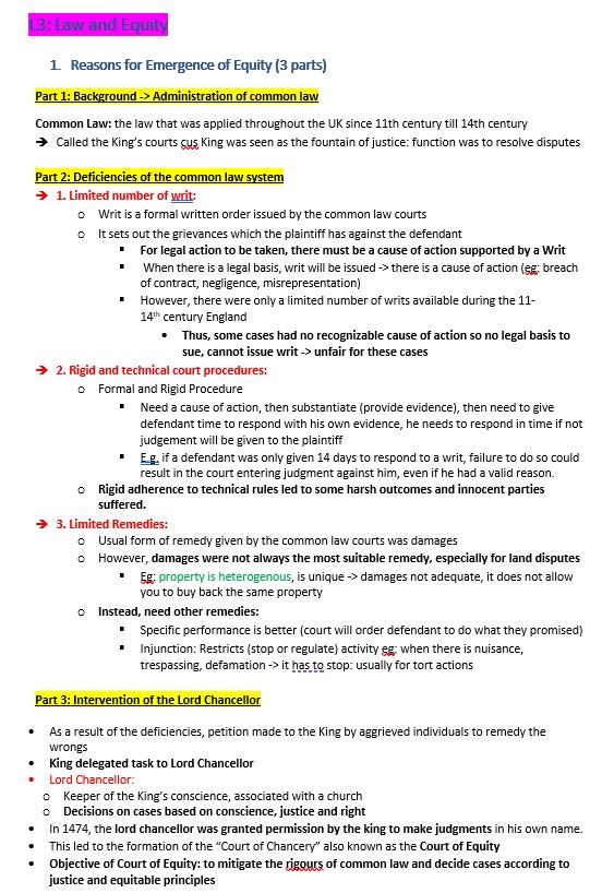 RE2702 LAND LAW NOTES NUS, Hobbies & Toys, Books & Magazines ...