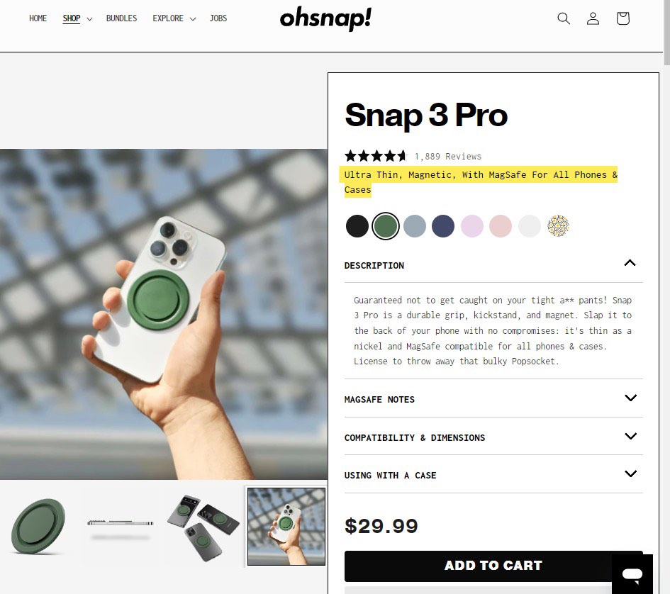 ohsnap! Snap 3 Pro, Mobile Phones & Gadgets, Mobile & Gadget ...