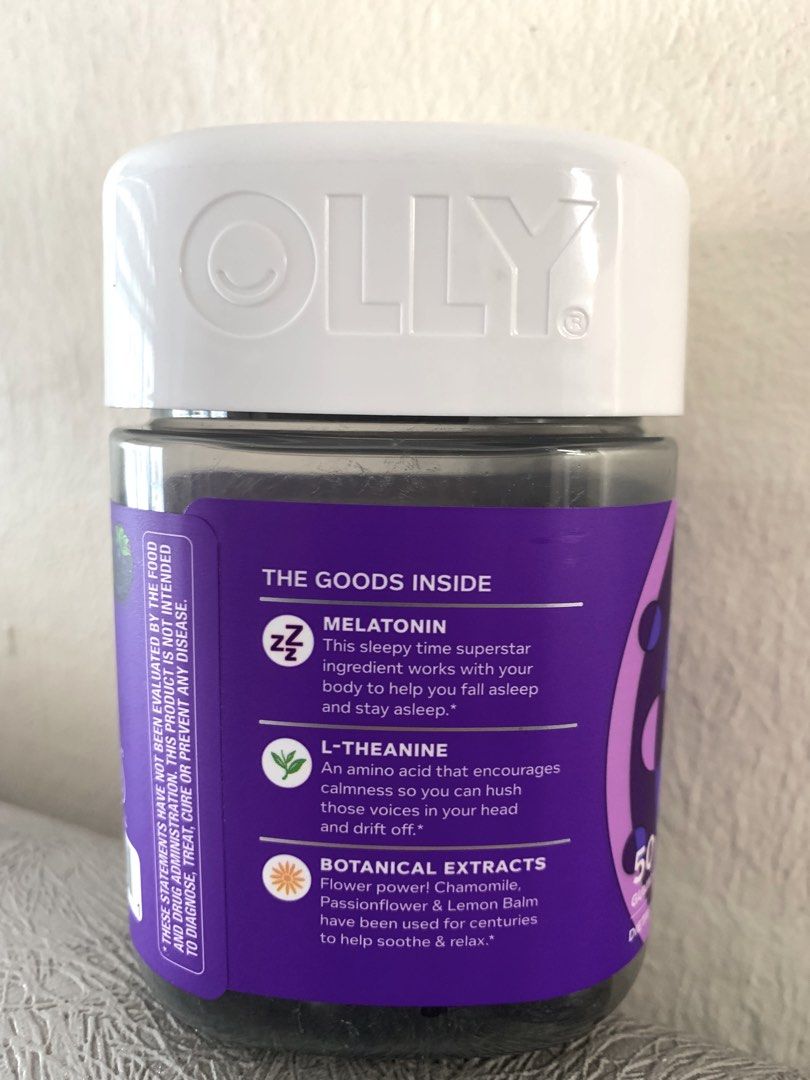 (Exp 10/24)Olly sleep aid ( contains melatonin and L theanine ), Health ...