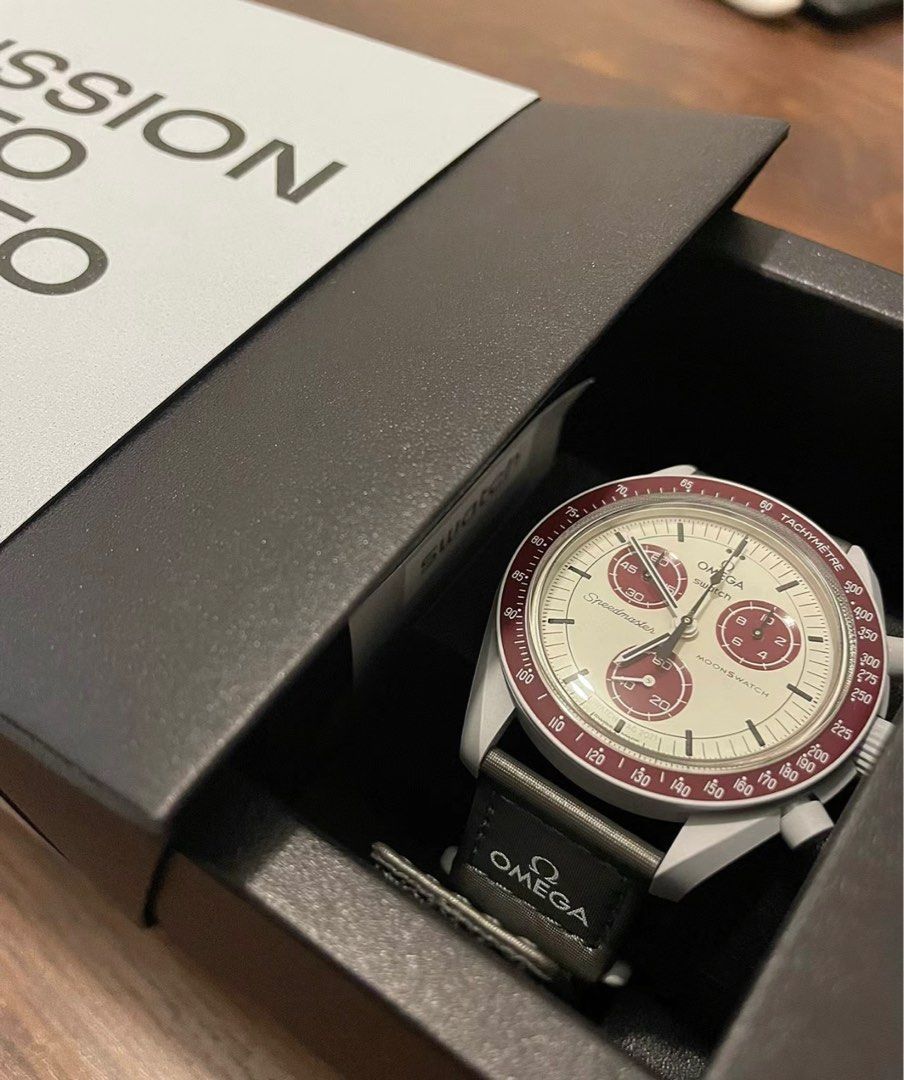 Omega Swatch Watch Pluto, Luxury, Watches on Carousell