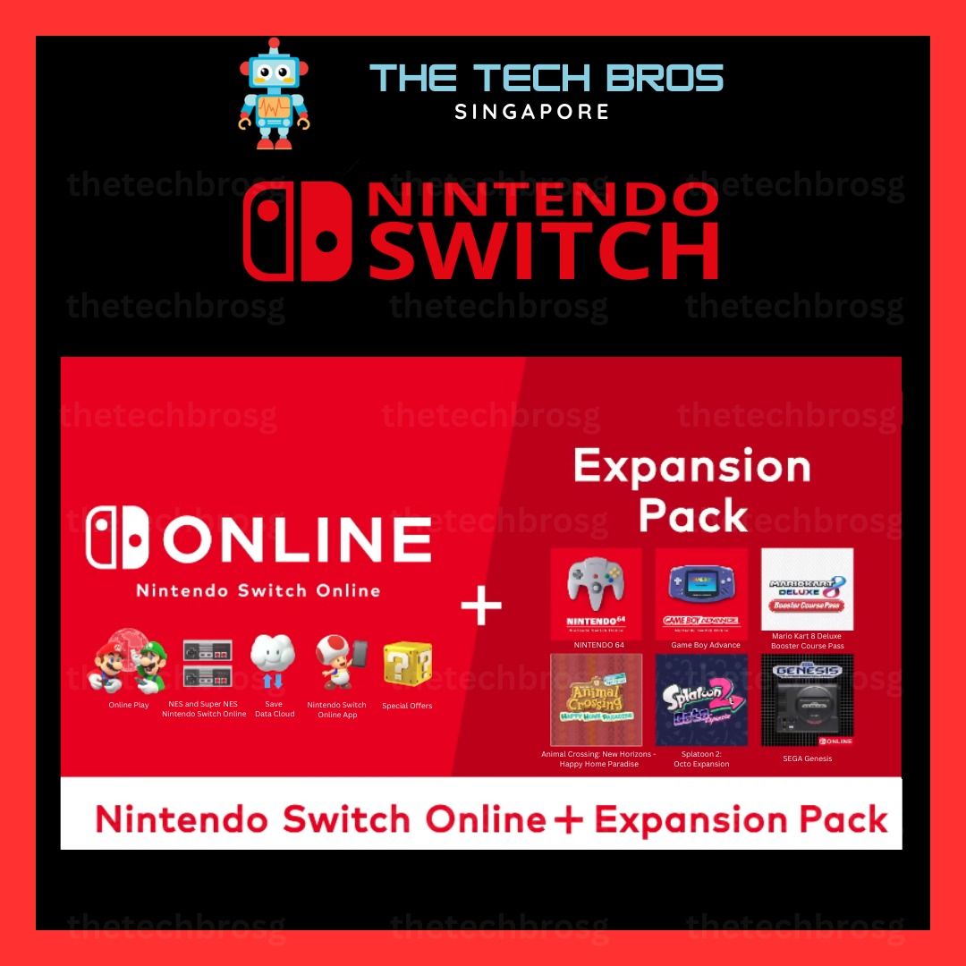 ⭐Original Nintendo Switch Online + Expansion Pack [Family]⭐, Video ...