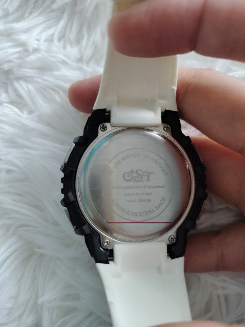Original Brand OST Men's Watch White Black (Clearance Inventory sale ...
