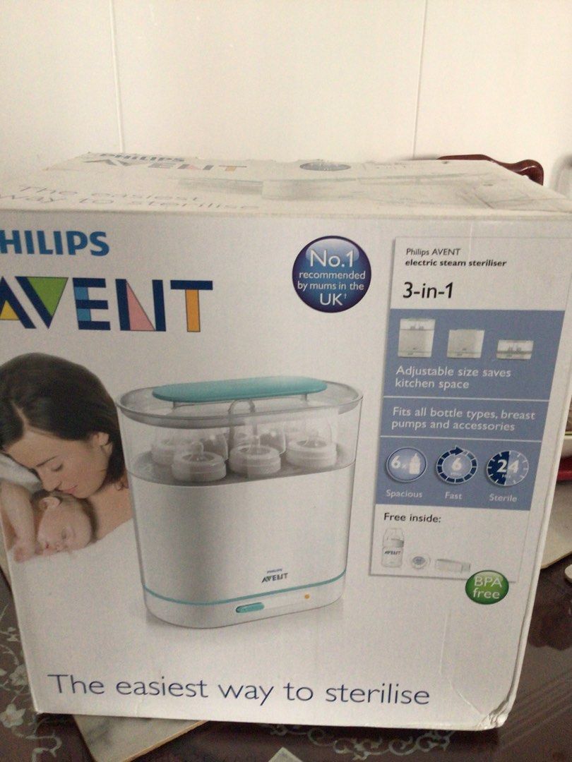 Philips Advent Steam Sterilizer, Babies & Kids, Nursing & Feeding ...