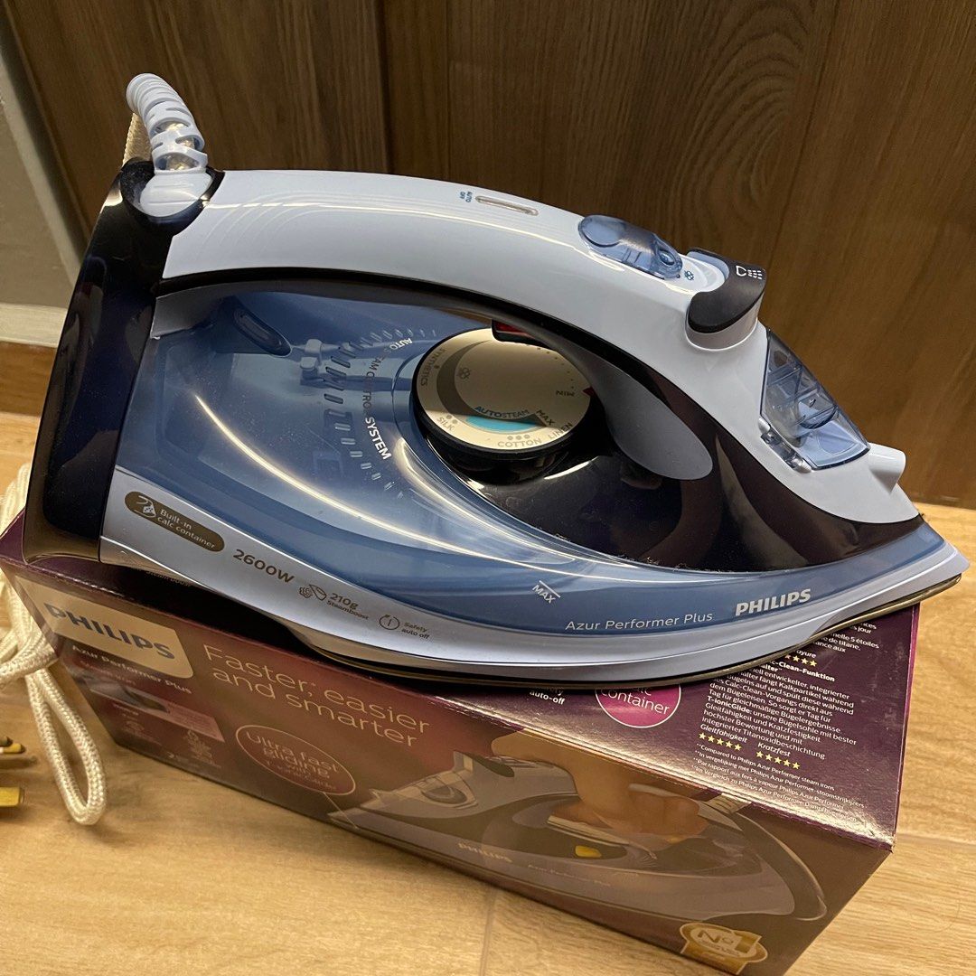 Philips Azur performer plus steam iron 2600W, TV & Home Appliances ...