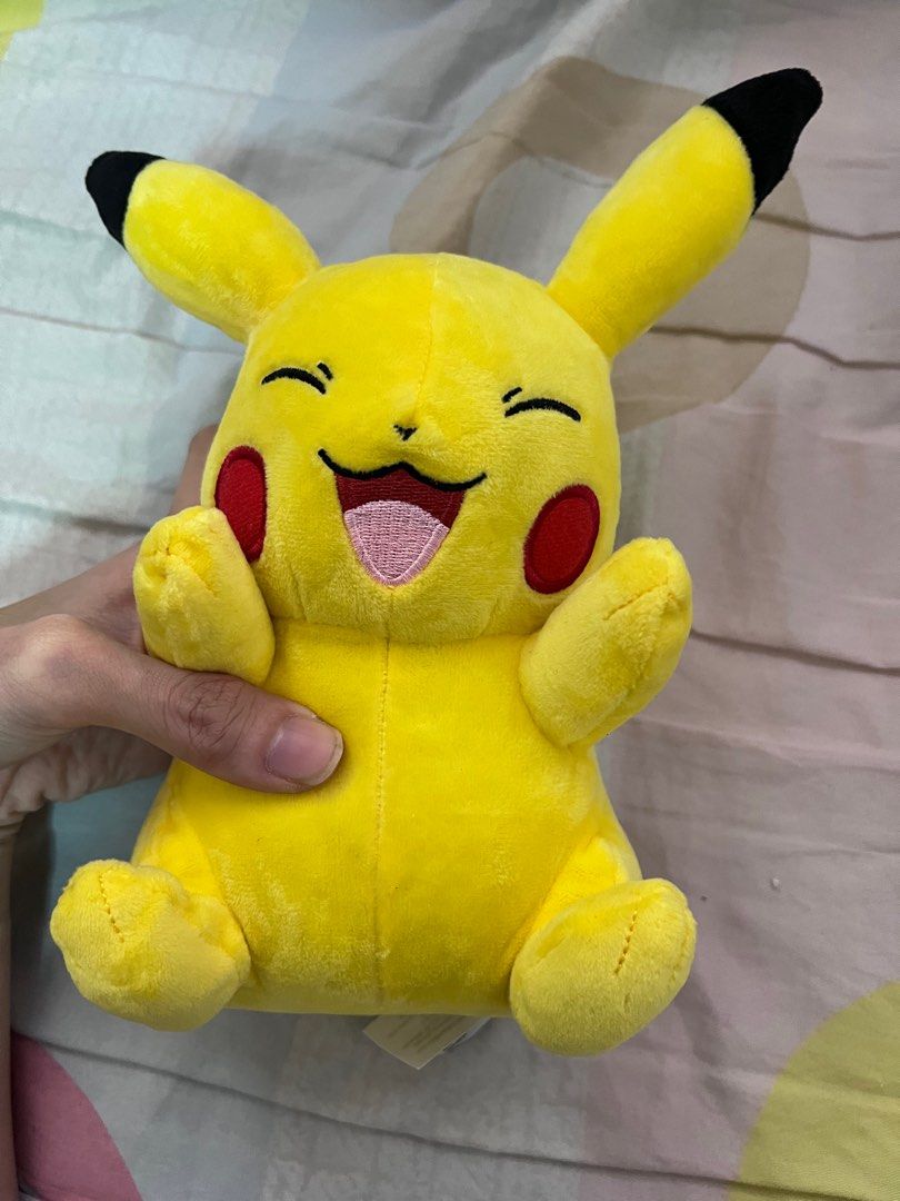 Pikachu soft toy, Hobbies & Toys, Toys & Games on Carousell