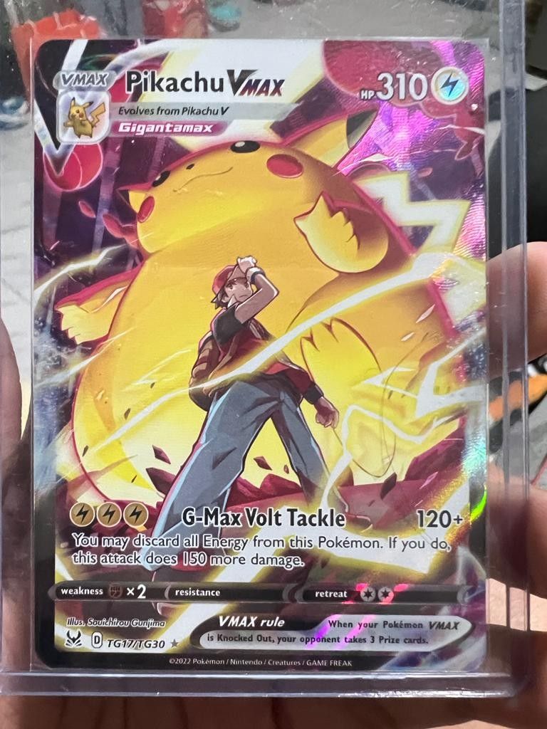 Pikachu VMAX #TG17, Hobbies & Toys, Toys & Games on Carousell