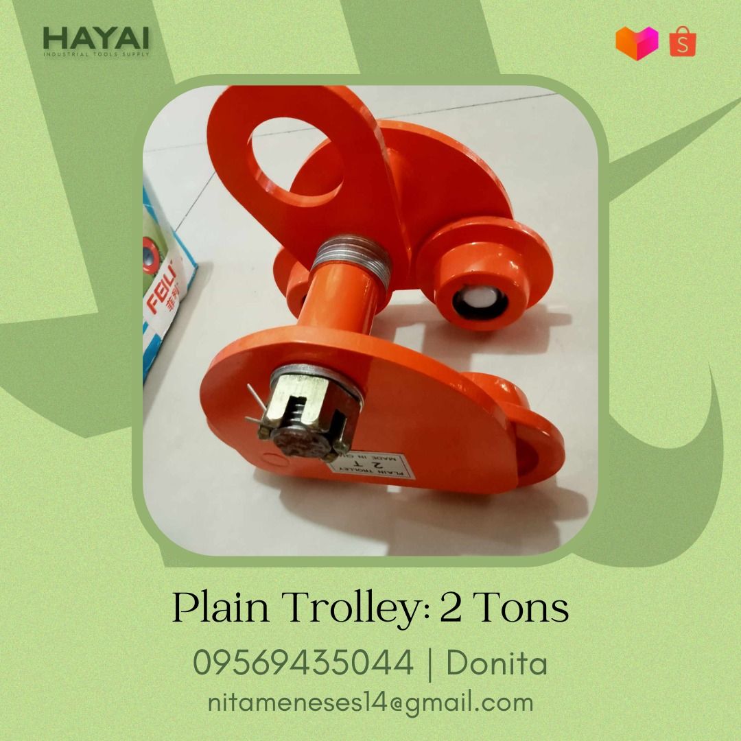 Plain trolley 2Tons, Commercial & Industrial, Industrial Equipment on ...