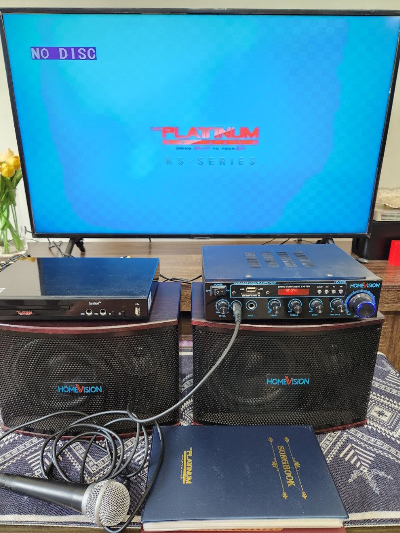 Platinum Karaoke Set, Audio, Soundbars, Speakers & Amplifiers on Carousell