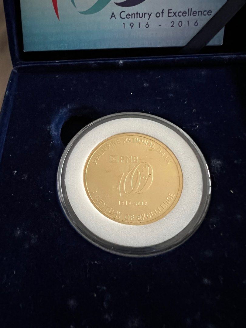 PNB Centennial Commemorative Medal, Hobbies & Toys, Memorabilia ...