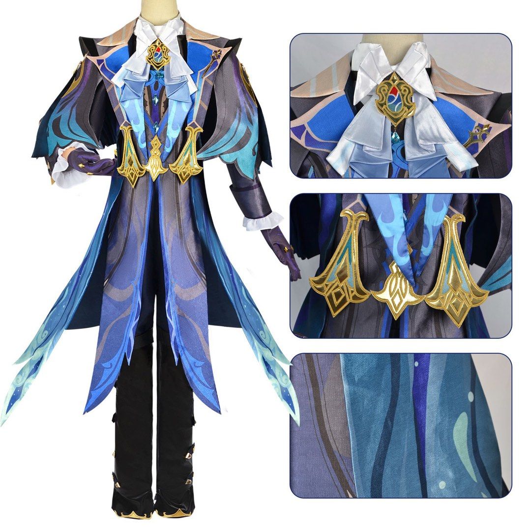 [PO] Neuvillette Genshin Impact Fontaine Cosplay, Hobbies & Toys, Toys ...