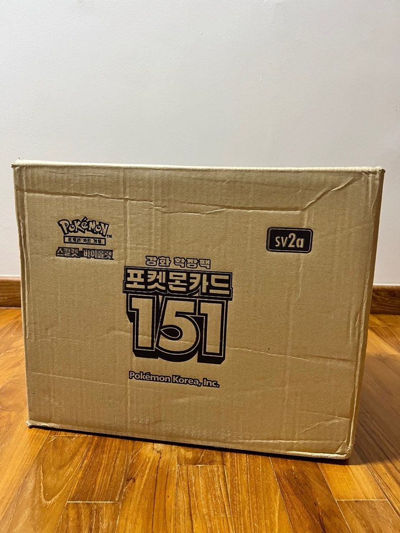 Pokemon 151 Korean sealed carton, Hobbies & Toys, Toys & Games on Carousell