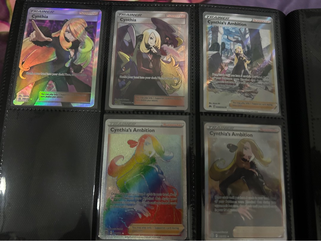 Pokemon Cards Cynthia Trainer, Hobbies & Toys, Memorabilia ...