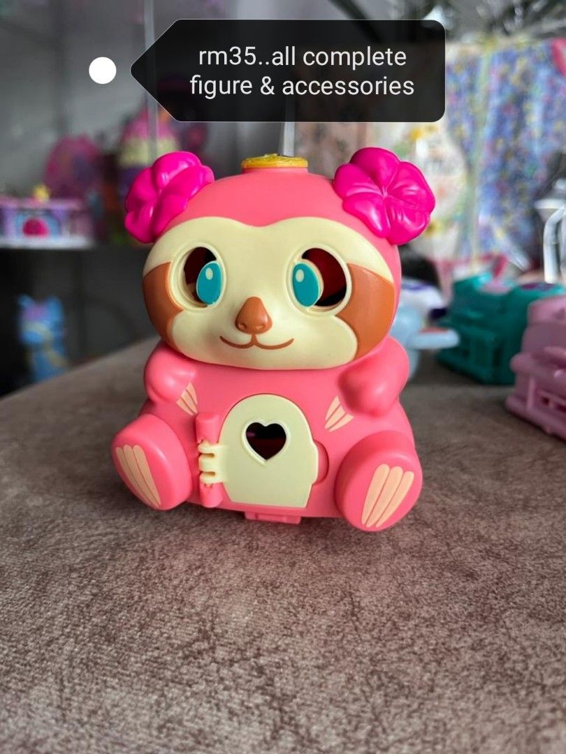 Polly Pocket Sloth, Hobbies & Toys, Toys & Games on Carousell