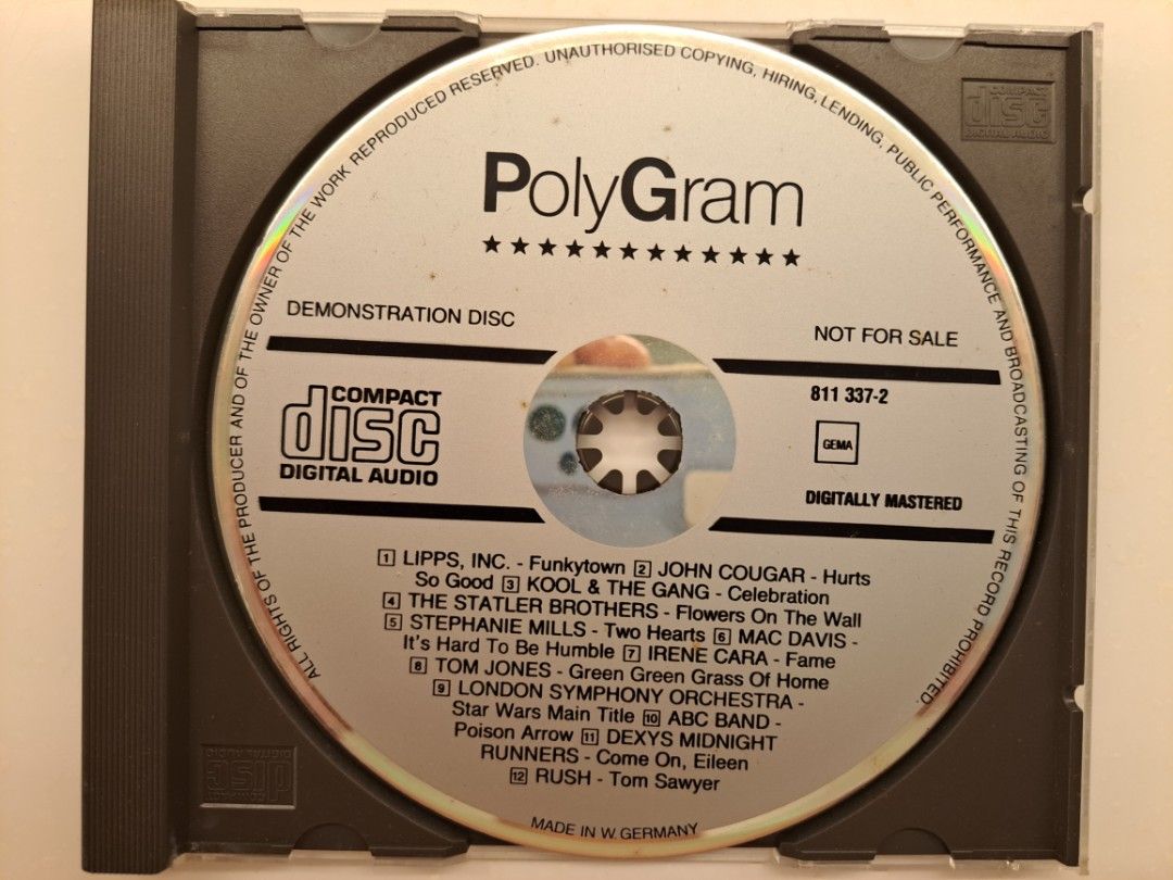 Polygram - Sampler USA: Popular Repertoire - demonstration disc from ...