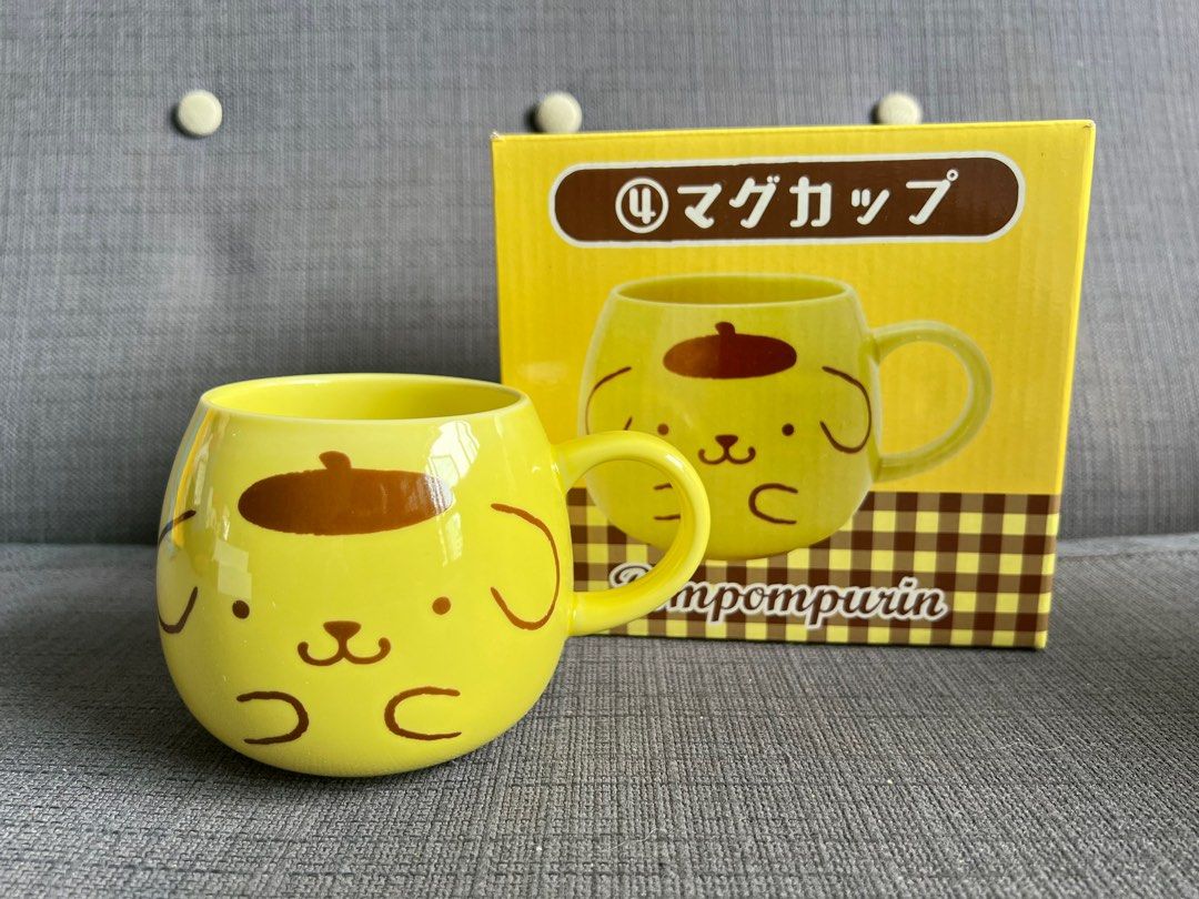 Pompompurin mug (Sanrio KUJI), Furniture & Home Living, Kitchenware ...