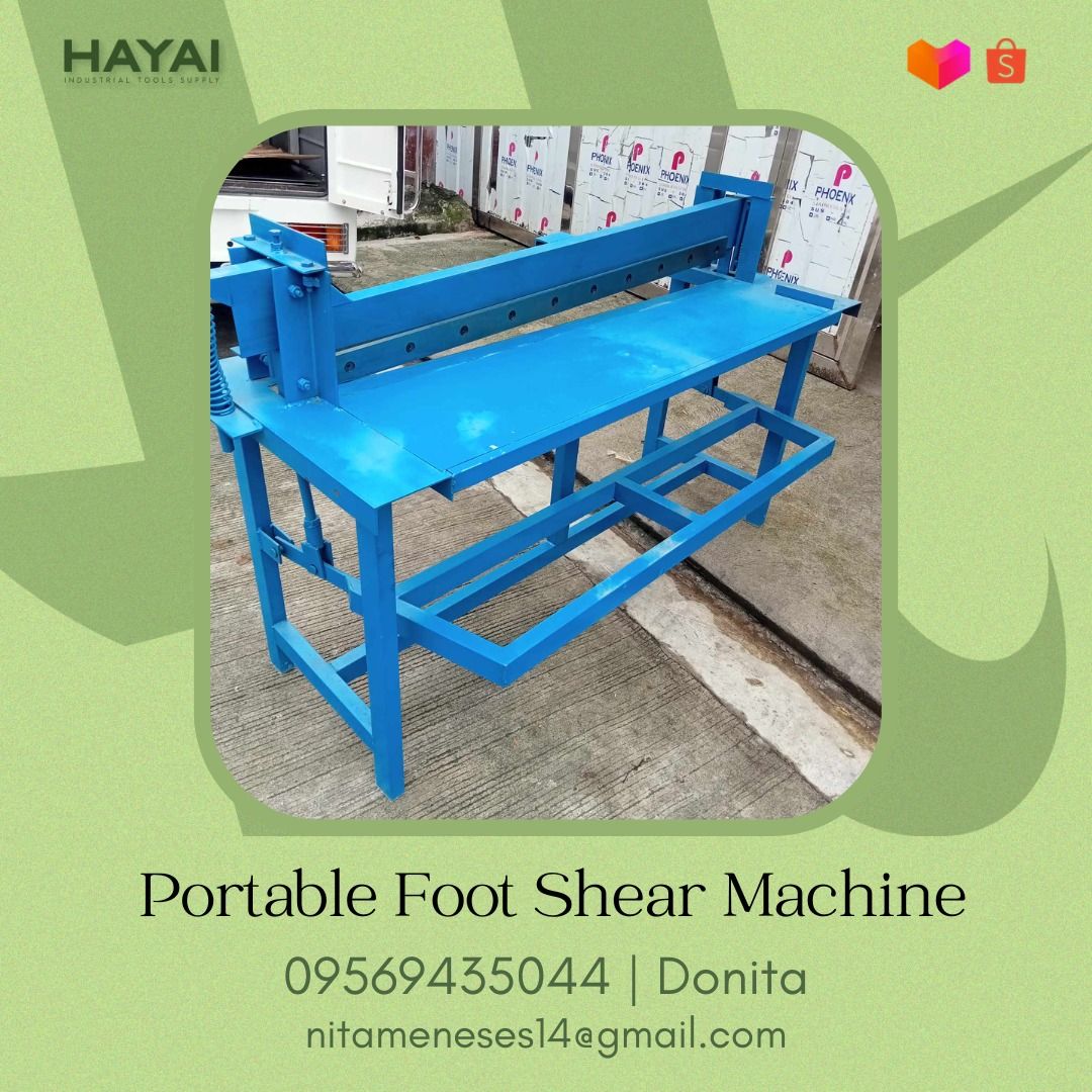 Portable Foot Shear Machine, Commercial & Industrial, Industrial ...