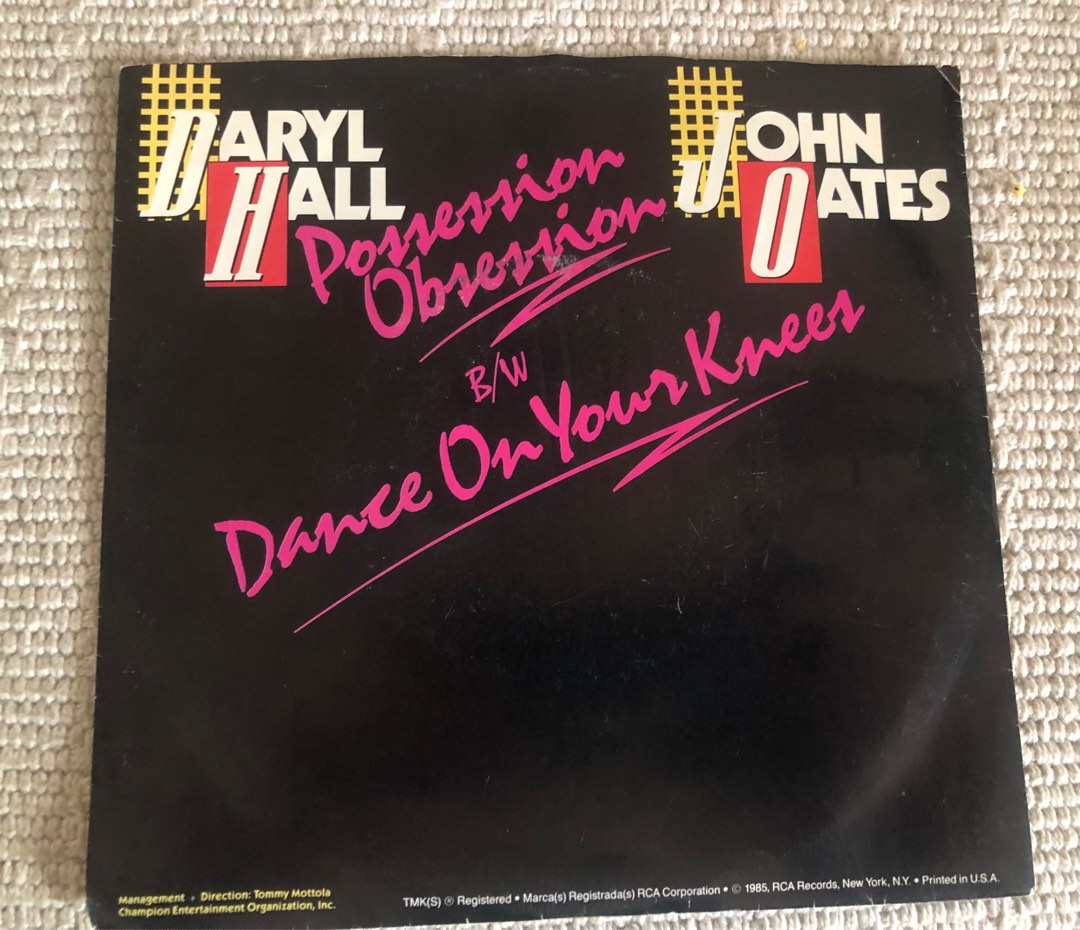 Possession Obsession by Daryl Hall & John Oates 7” single, Hobbies ...