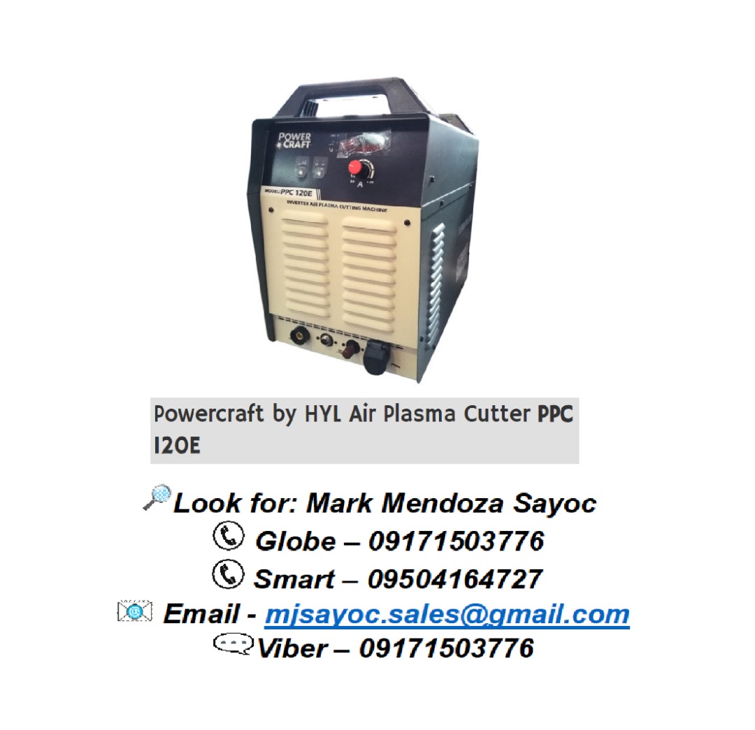 Powercraft by HYL Air Plasma Cutter PPC 120E, Commercial & Industrial ...