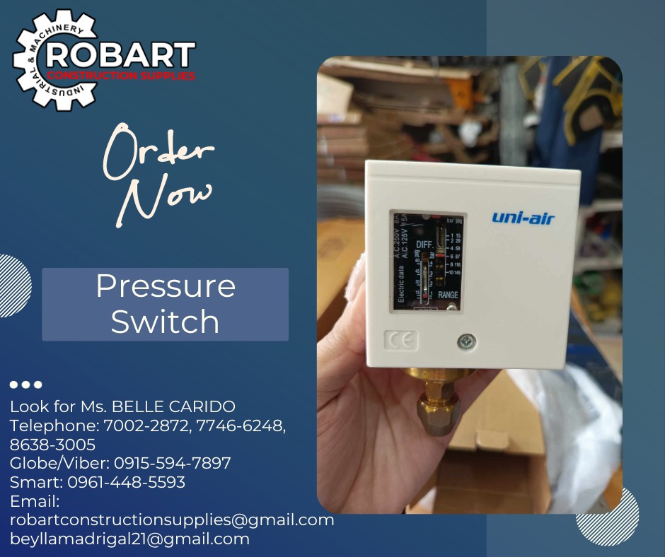 Pressure Switch, Commercial & Industrial, Construction Tools ...