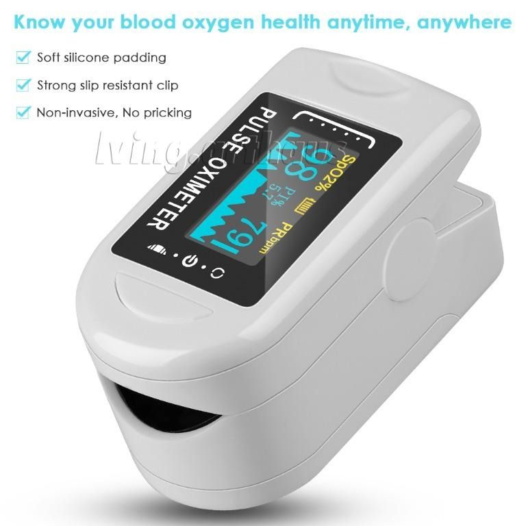 Pulse Oximeter -White, Health & Nutrition, Health Monitors & Weighing ...