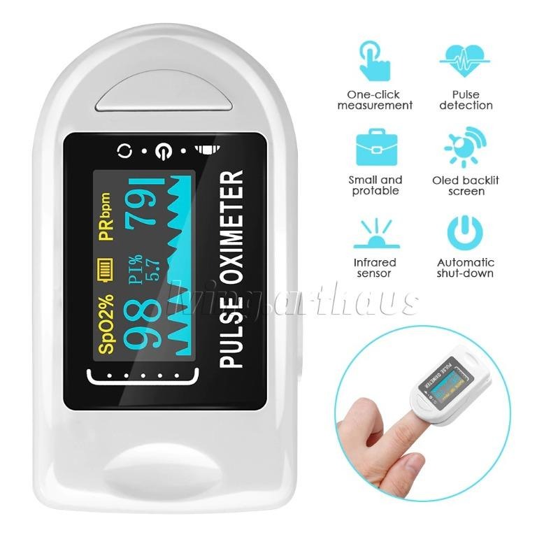 Pulse Oximeter -White, Health & Nutrition, Health Monitors & Weighing ...