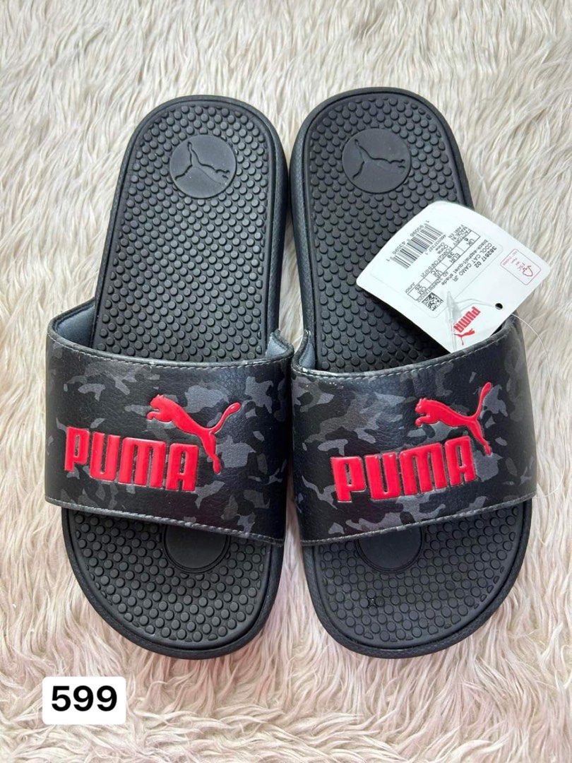 PUMA SLIDES, Men's Fashion, Footwear, Slippers & Slides on Carousell