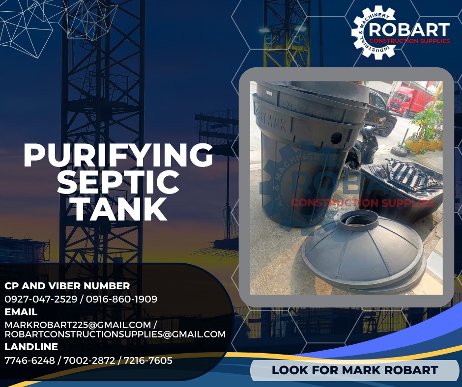 Purifying Septic Tank, Commercial & Industrial, Construction & Building ...
