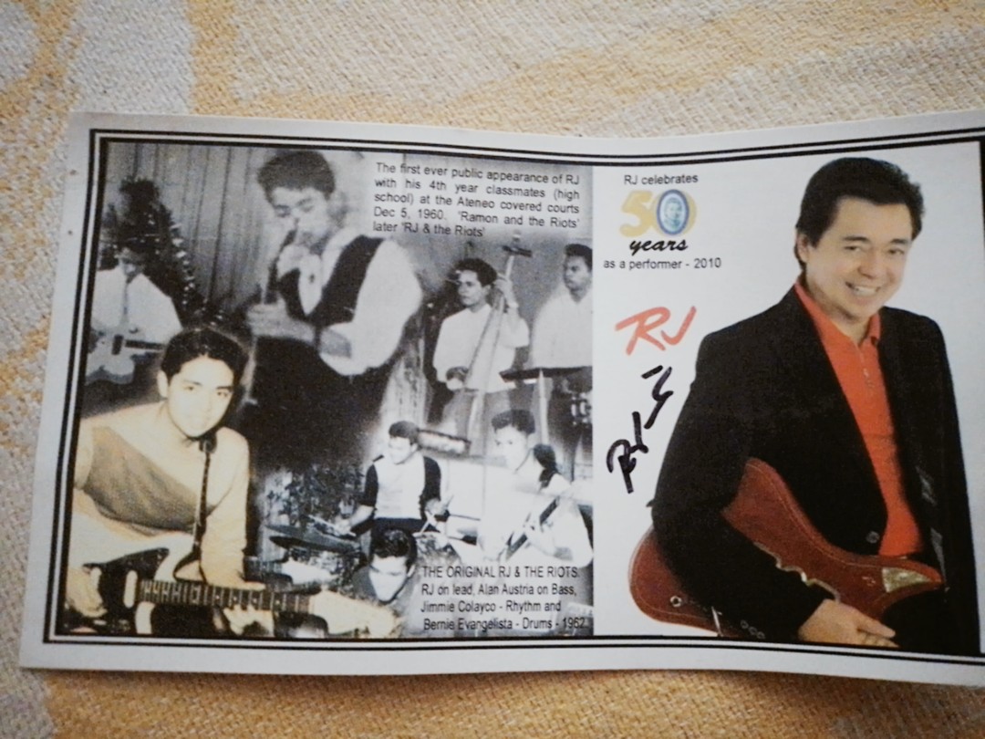 Ramon RJ Jacinto Signed Postcard, Hobbies & Toys, Memorabilia ...